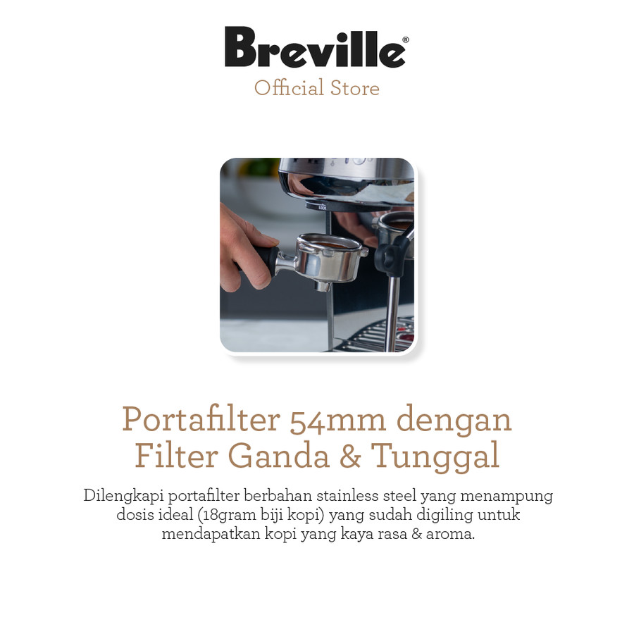 Breville the Smart Grinder™ Pro + the Bambino™ Plus - Paket Mesin Kopi ...